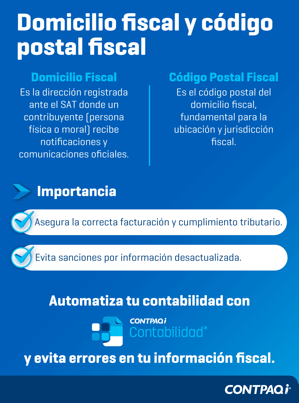 ¿Cómo cambiar mi código postal fiscal?